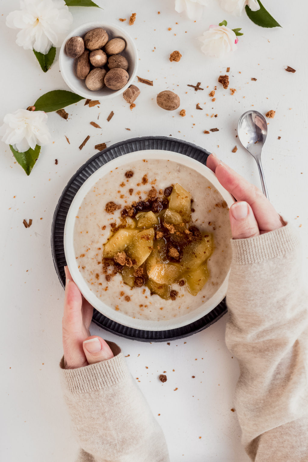 How To Make Apple Pie Porridge - Apple Cake Annie