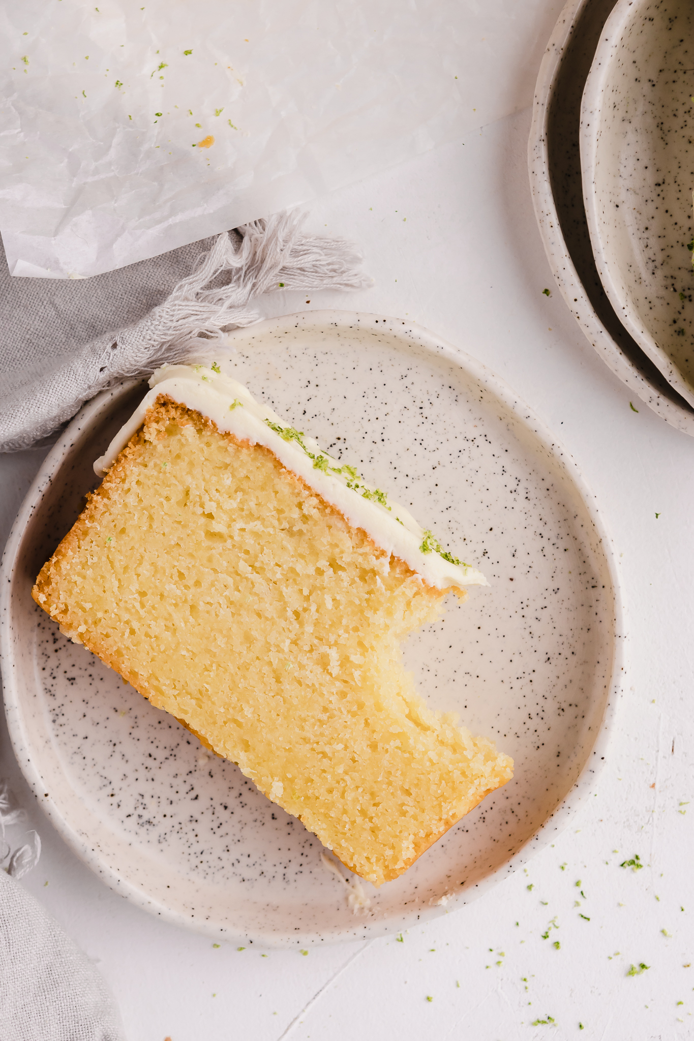 Lime Loaf Cake with A Simple Vanilla Bean Glaze - Apple Cake Annie