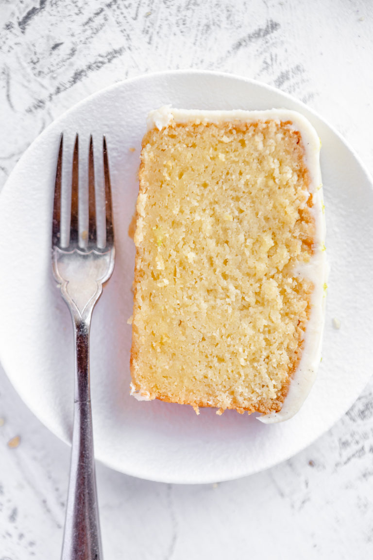 Lime Loaf Cake with A Simple Vanilla Bean Glaze - Apple Cake Annie