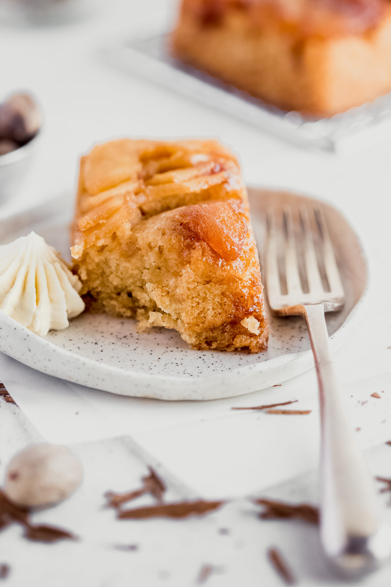 Simple Spiced Tea Cakes With Caramel Apple - Apple Cake Annie