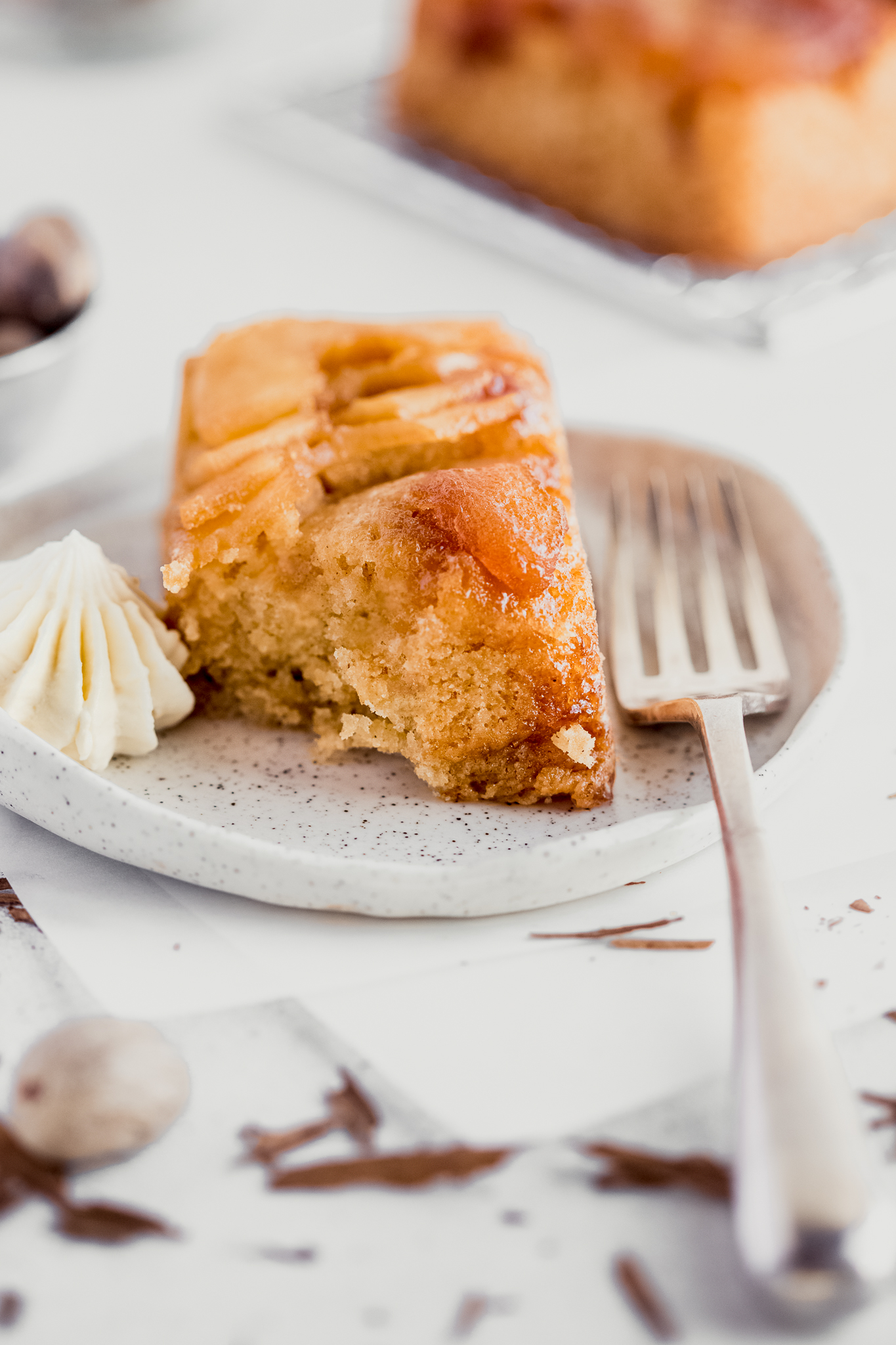 Simple Spiced Tea Cakes With Caramel Apple - Apple Cake Annie