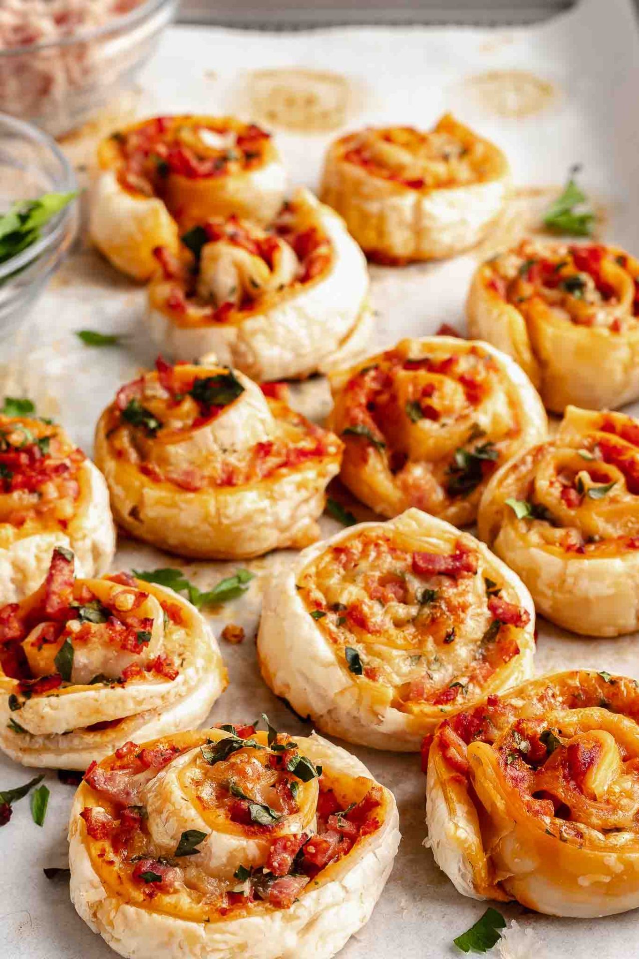 Quick and Easy Pizza Pinwheels - Apple Cake Annie