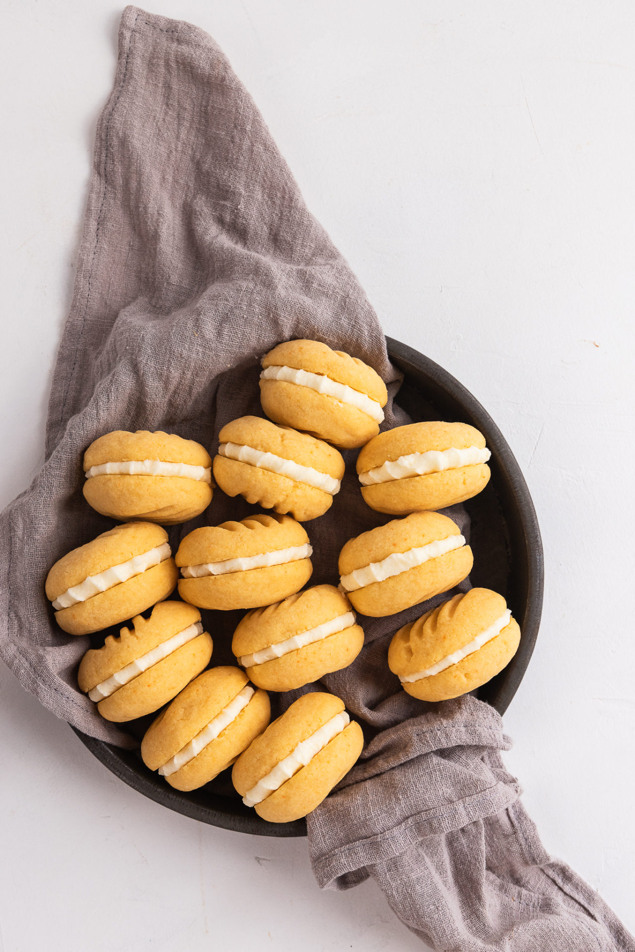 Yo Yo Biscuits with Lemon Icing - Apple Cake Annie