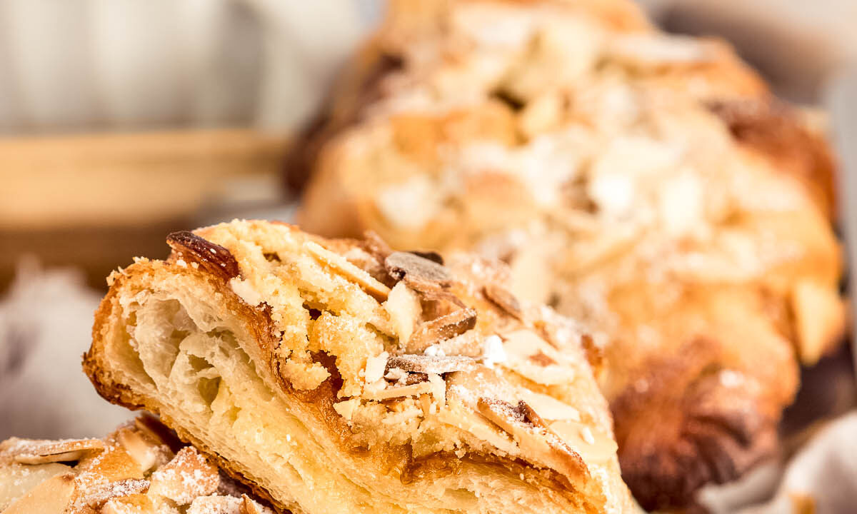 Almond Croissants for Two - Apple Cake Annie
