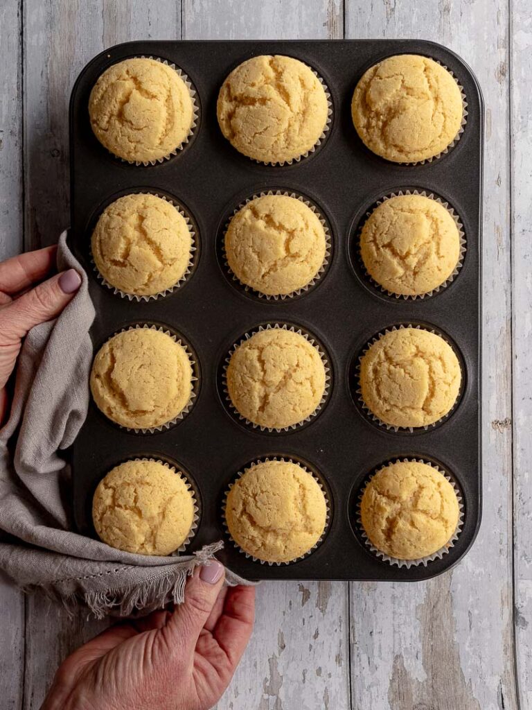 Patty Cakes - an Easy Recipe for Small Vanilla Cupcakes - Apple Cake Annie