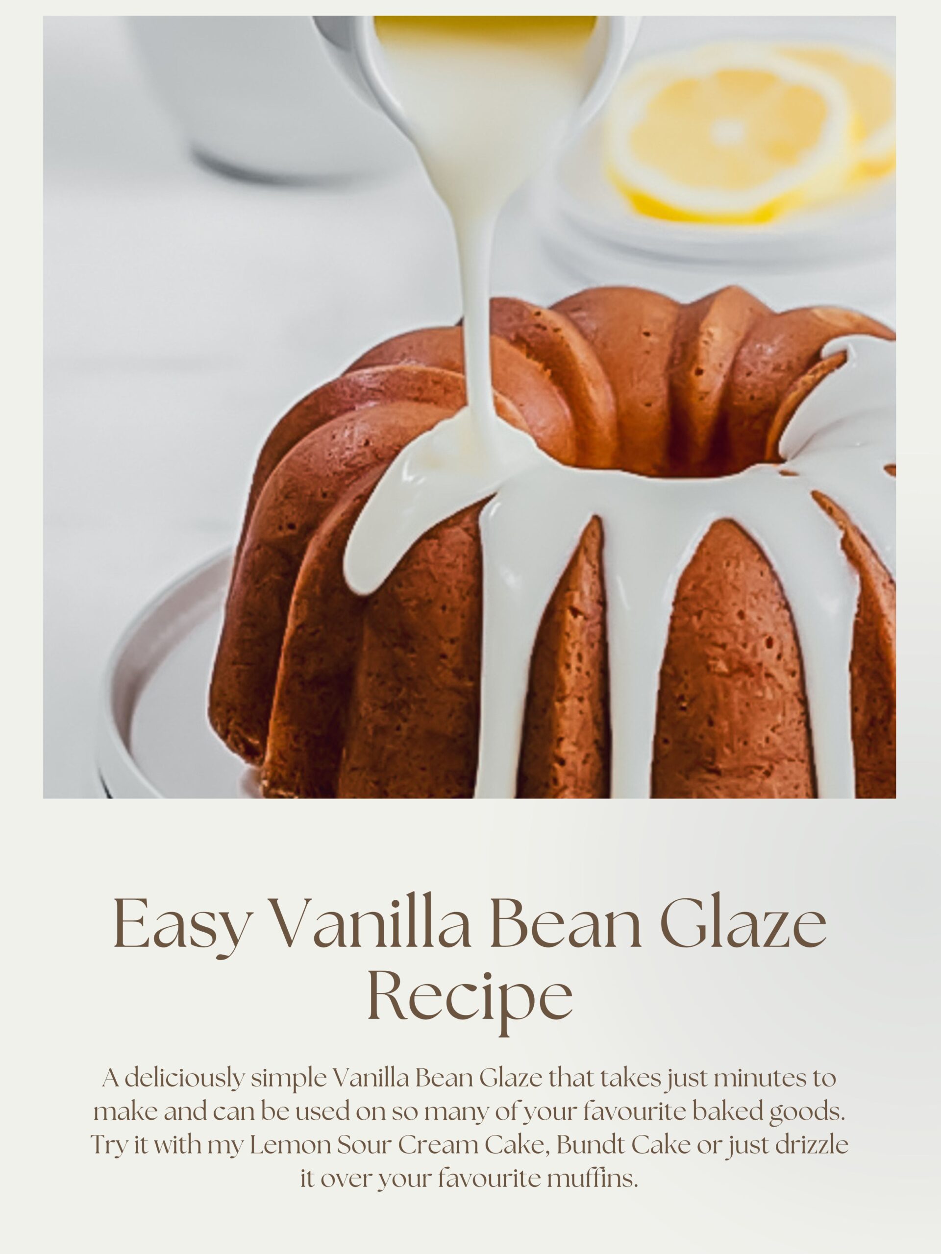 Easy Vanilla Bean Glaze Recipe - Apple Cake Annie