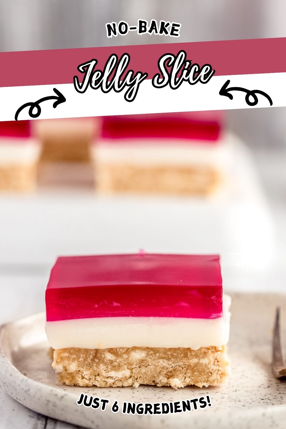 Easy No-Bake Jelly Slice Recipe - Apple Cake Annie