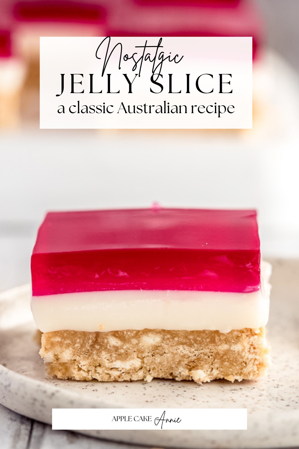 Easy Jelly Slice Recipe - Apple Cake Annie