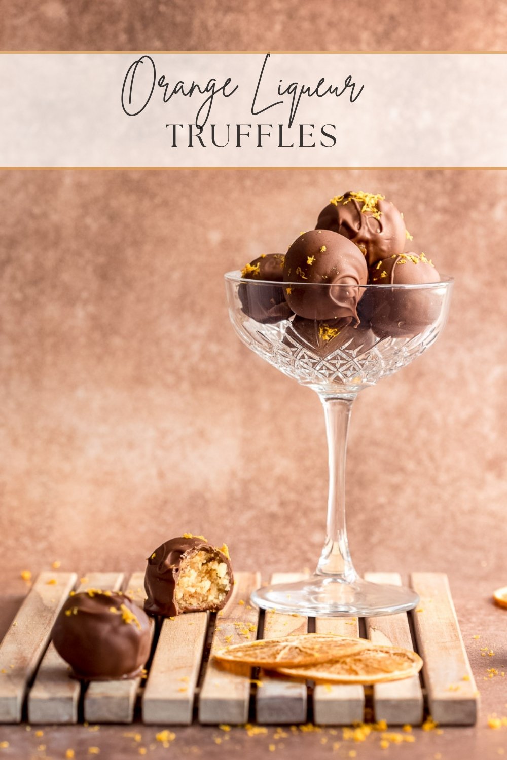 Orange Liqueur Chocolate Truffles - Apple Cake Annie