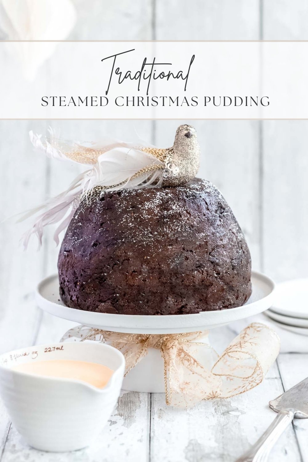 Traditional Christmas Pudding (Figgy Pudding) - Apple Cake Annie
