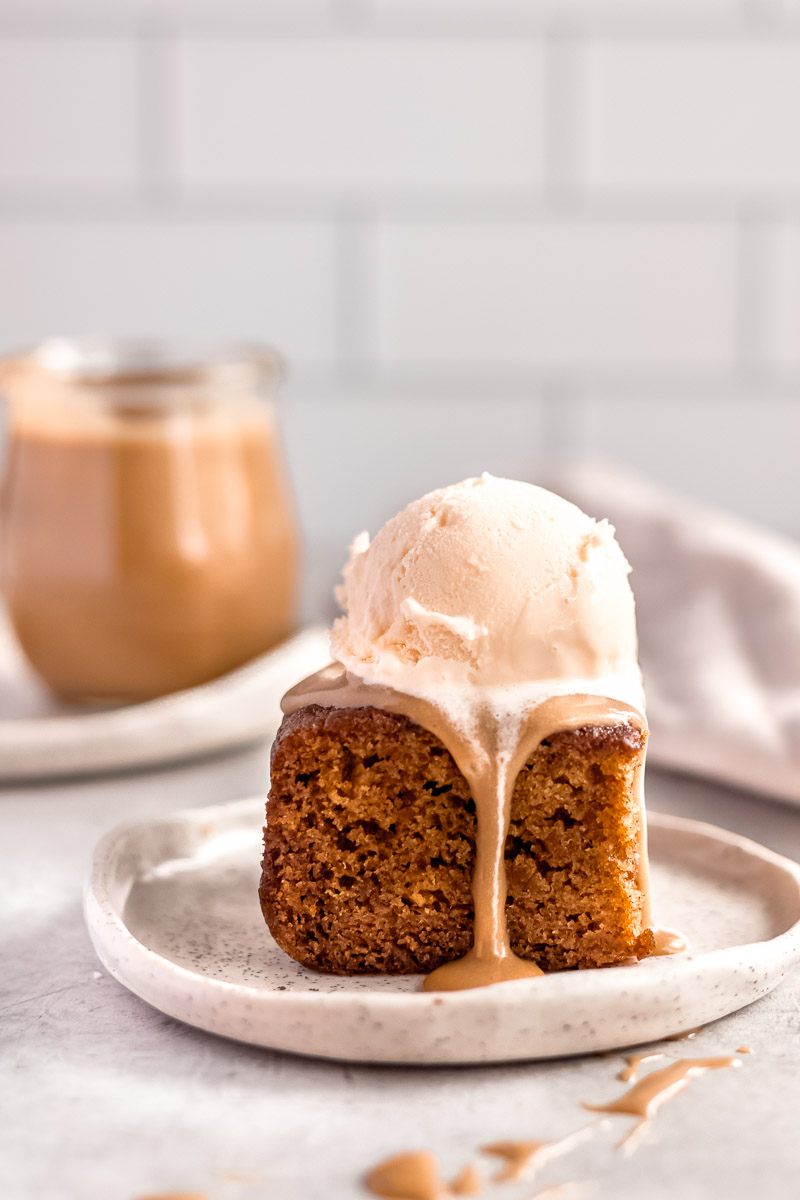 The Best Sticky Date Pudding With Butterscotch Sauce - Apple Cake Annie