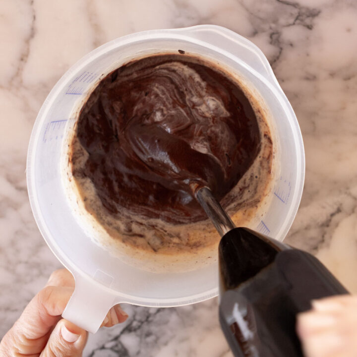 Dark Chocolate Ganache - Apple Cake Annie
