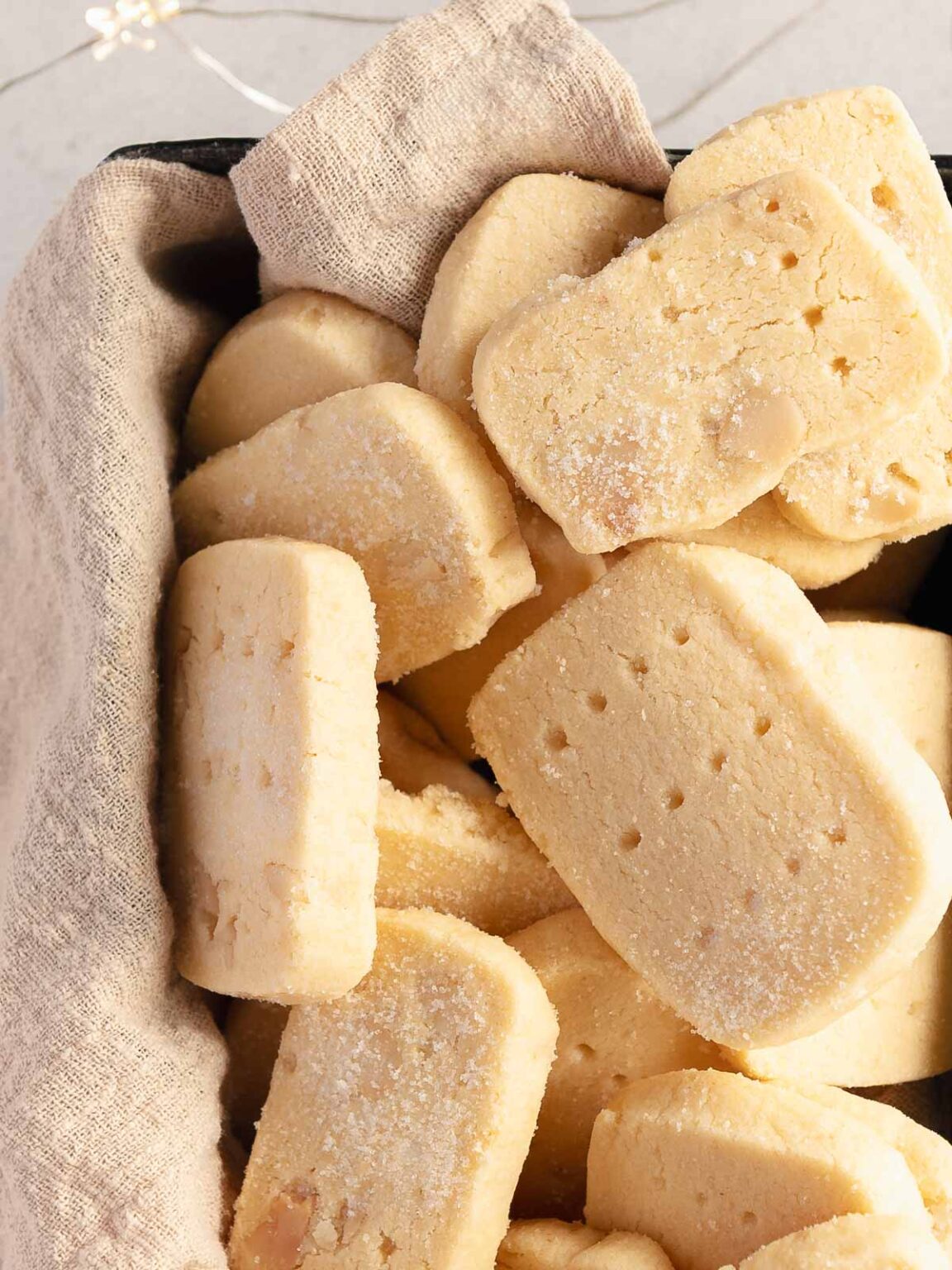 Macadamia Nut Shortbread - Apple Cake Annie